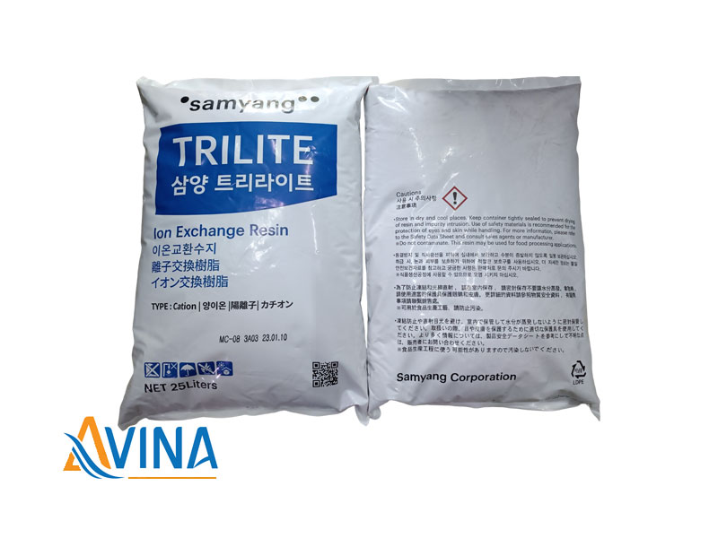 HẠT CATION TRILITE MC08 LÀM MỀM NƯỚC XUẤT XỨ HÀN QUỐC
